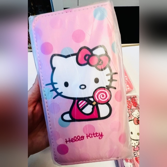 Hello Kitty | Bags | Hello Kitty Zip Wallet | Poshmark